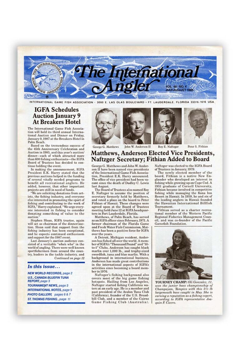 In Memoriam: IGFA Fishing Hall of Famer and Trustee Emeritus Peter S ...